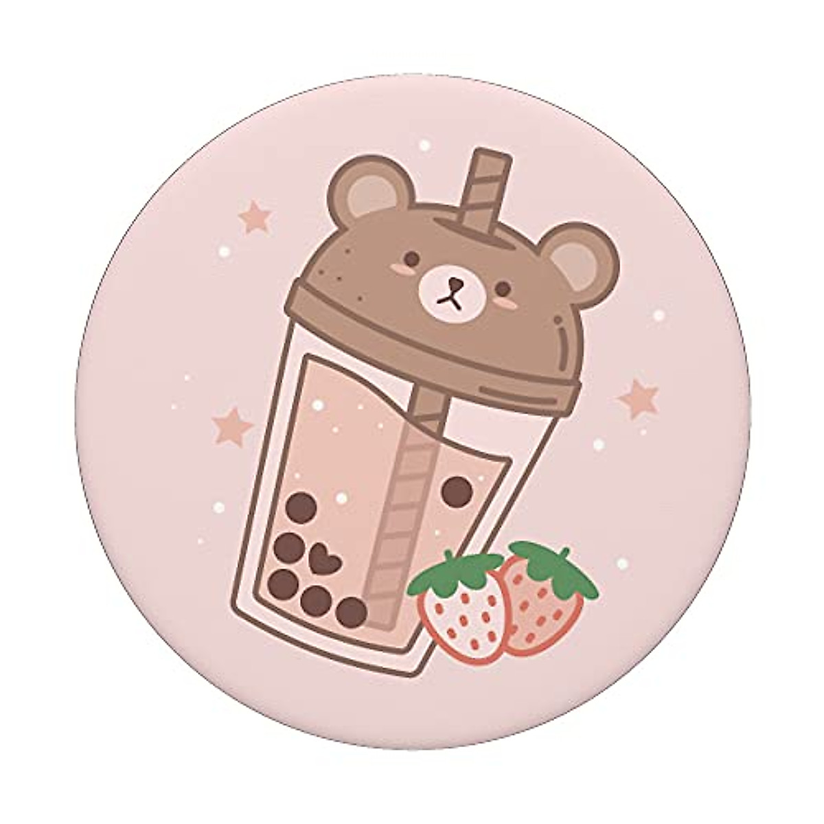 Bubble Milk Tea Boba Cute Bear Kawaii Aesthetic PopSockets Swappable PopGrip