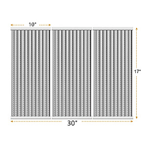 SafBbcue 463242716 463242715 Charbroil Grates Fits Char-Broil Grill Replacement Parts 463255020 466242715 466242716 466242815 G533-2200-W1 -Upgrade Stainless Steel Emitter Plates
