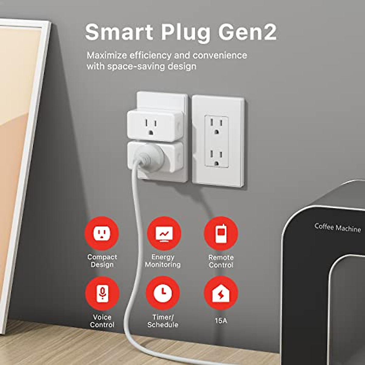 THIRDREALITY ZigBee Smart Plug 4 Pack with Real-time Energy Monitoring,15A Outlet, Zigbee Repeater,ETL Certified,ZigBee Hub Required,Work with Home Assistant,Compatible Echo Devices and SmartThings