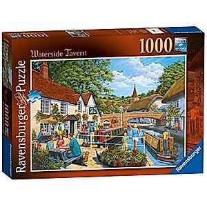 Ravensburger Waterside Tavern Jigsaw Puzzles 1000 Pieces for Adults and Kids Age 12 Years Up