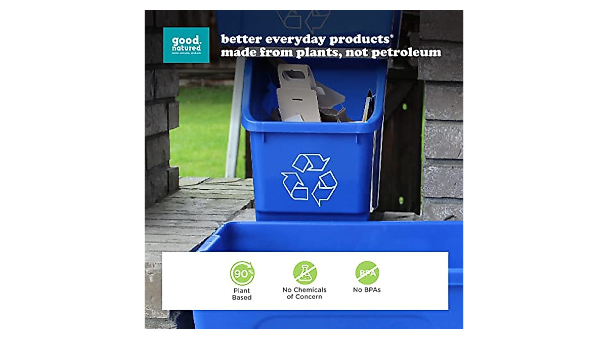 Good Natured Eco-Friendly 6 Gallon Recycling Bin