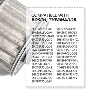 645038 Dishwasher Appliance Filter Micro Circulation Pump 00645038 Dishwasher Filter Basket Compatible with Bosch Thermador Kitchen Accessories Replacement