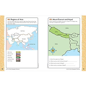 My First Grade Geography Workbook: 101 Games & Activities To Support First Grade Geography Skills (My Workbook)