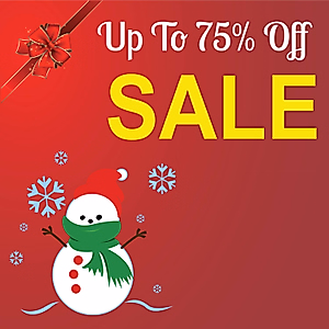 BANNER BUZZ MAKE IT VISIBLE Holiday Sale Banner, Heavy Duty 11 Oz Vinyl, Advertising Banner Sign, Metal Grommets & Hemmed Edges, Perfect for Outdoor Home Garden Decor (10' X 4')