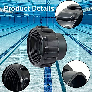 HRepair 520595 1.9" Union Compatible Pentair IC20 IC40 IC60 IC80 Pool Spa Sanitizer Automation Control Salt Systems Replacement Pentair Union 2PCS