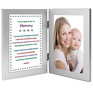 Sweet Mommy Gift from Newborn, New Mom Frame, Add 4x6 Inch Photo