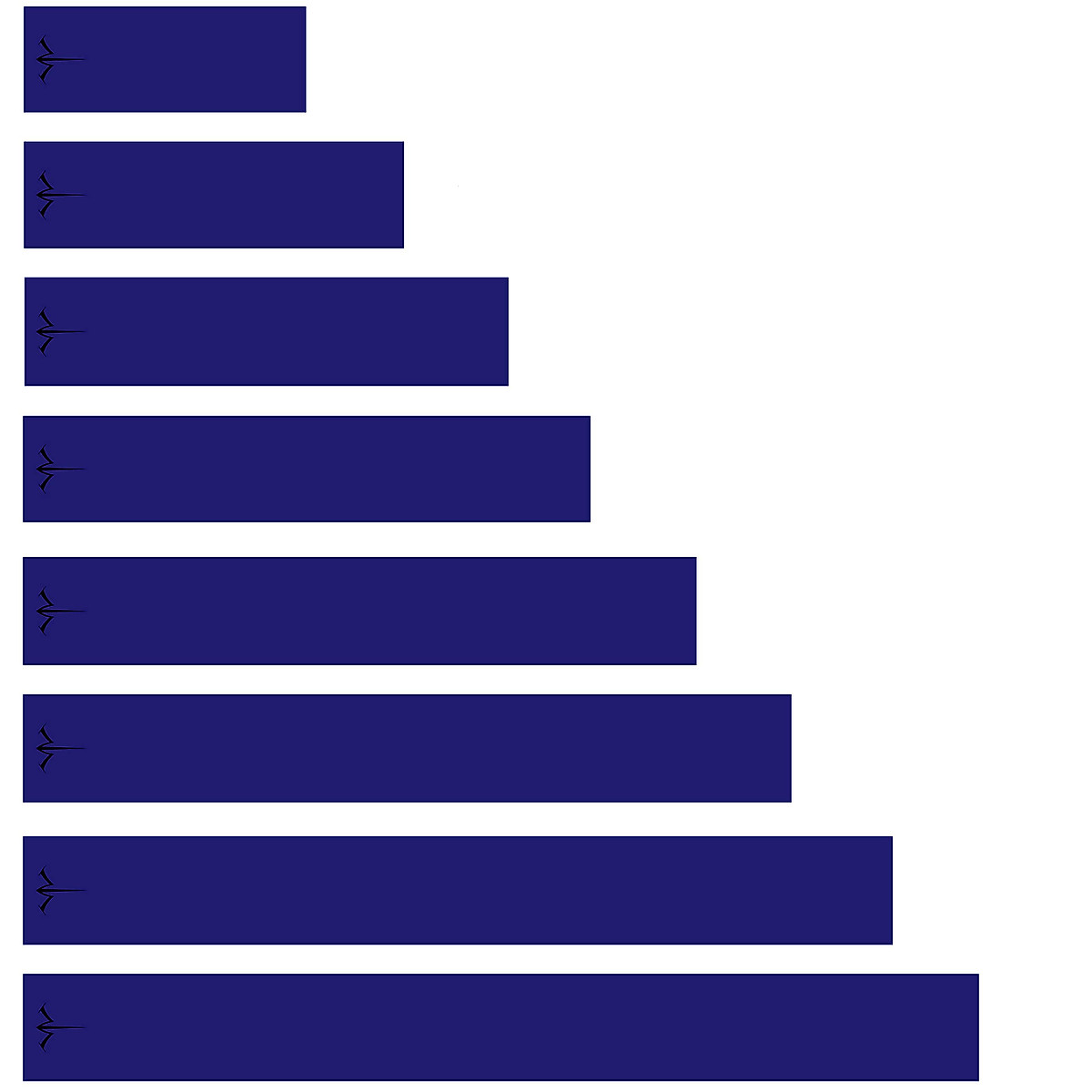 White Water Archery Matte Finish Solid Purple Icon 15pc Pack Arrow Wraps Choose Length Width (6, 1.4)