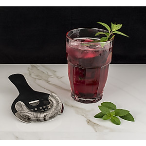 HIC Kitchen Cocktail Hawthorne Strainer, 6 Inch x 3.75 Inch, 18/8 Stainless Steel