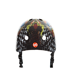 Punisher Skateboards TNT 11-Vent Multi-Sport Skateboard and BMX Helmet, Youth Size Medium, Includes Extra Helmet Pads, black, tnt (9202)