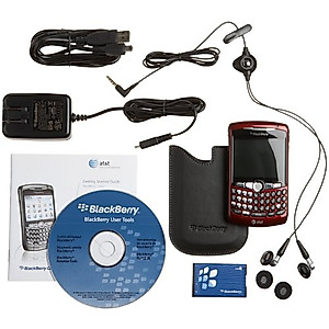 BlackBerry Curve 8310 Phone, Red (AT&T)