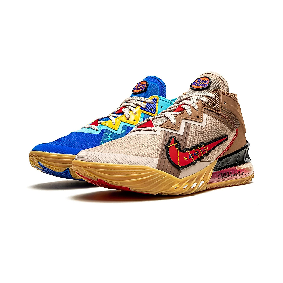 Nike Mens Lebron 18 Low CV7562 401 Wile E. Coyote vs Roadrunner - Size 9