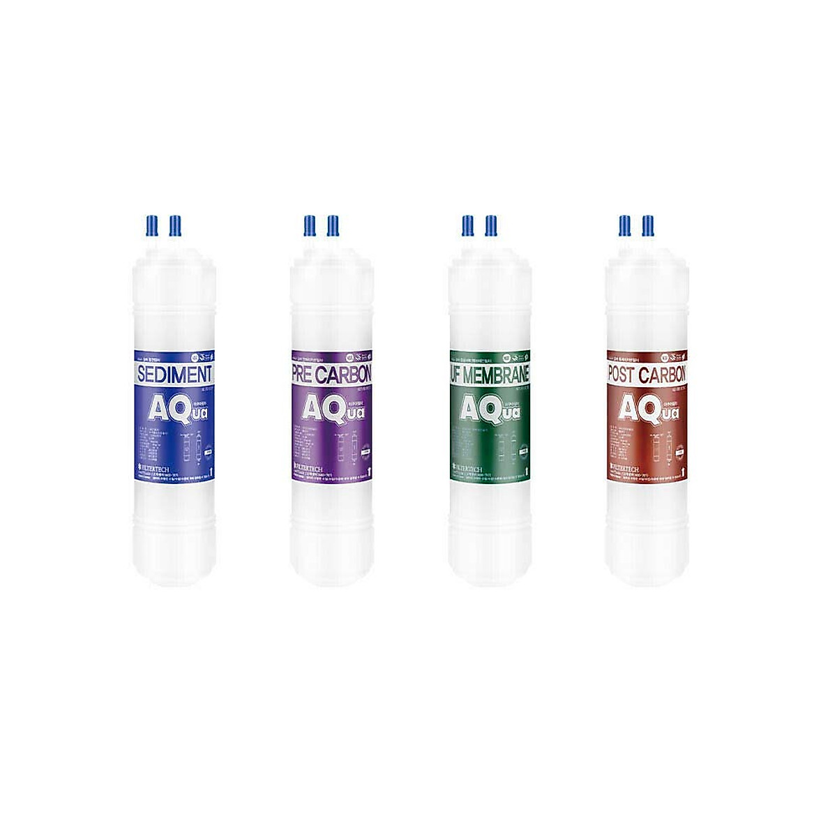 4EA Economy Replacement Water Filter Set for SK Magic : WPU-6202C/WPU-6202F/WPU-6203C/WPU-6203F - 10 microns