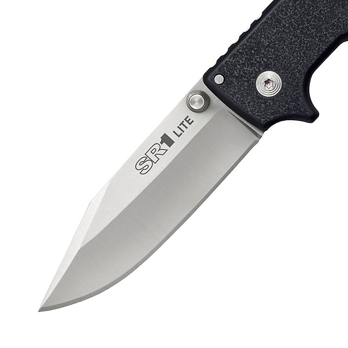 Cold Steel SR1 Lite 8Cr14MoV Steel 4" Clip Point Blade Griv-Ex Handle Folding Knife with Tri-Ad Locking Mechanism, Boxed