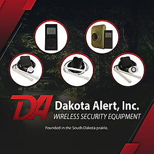 Long Range Motion Sensor System- Dakota Alert MTPR-4000 Wireless Motion Detector & Receiver, Camping Perimeter & Trip Wire Alarm Device, Monitor Driveways, Backyards, Entrances, Deer Trails and More