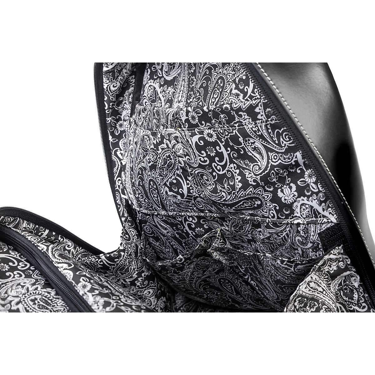 McKleinUSA Women's Leather Business Laptop Tablet Backpack, Black, Small