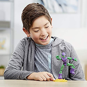 Spider-Man Marvel Bend and Flex Green Goblin Action Figure Toy, 6-Inch Flexible Figure, Includes Blast Accessories, for Kids Ages 4 and Up