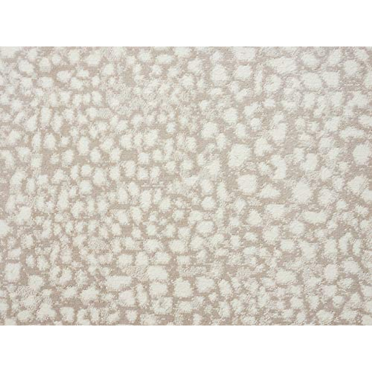 Abani Beige Cheetah Print 7'9"x10'2" Area Rug Rugs, Arto Collection - Contemporary Durable Accent Rug