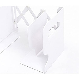 Bookends Small Desktop Bookends Bookshelf Freely Extended Bookend Student Desktop Anti- Moving Book Ends Bookcase Office File Storage Rack Book Ends for Shelves Desk Organiser