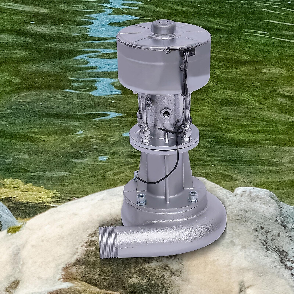 Micro Hydroelectric Generator 110V Mini Hydro Power Water Turbine Generator 500W Hydroelectric Power Station Water Turbine Water Flow Generator, Natural Water Power To Generate Electricity