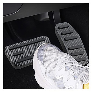JEMETA 2Pcs/Set at Car Pedal Cover Fit for Auto Pedals Fit for Vezel HRV HR-V 2016-2022 Fit Jazz 2011-2019 City 2015-2019 Parts Replacement Parts