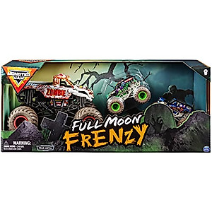 Monster Jam, Full Moon Frenzy 3-Pack of Official Exclusive Die-Cast Trucks