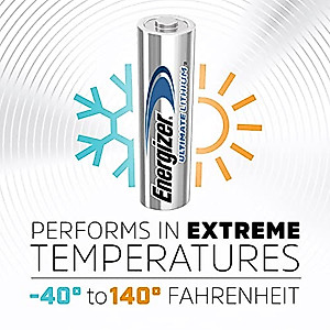 Energizer AA Batteries, Ultimate Double A Battery Lithium, 12 Count