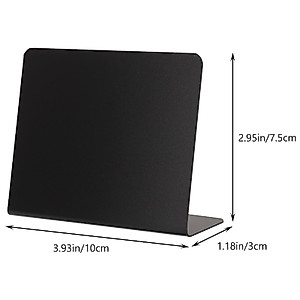 MAGICLULU 12Pcs Table Sign Chalkboard Food Label Sign Small Rectangle Chalkboards Blackboard for Weddings Birthday Parties