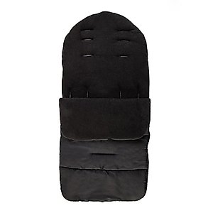 Baby Toddler New Universal Footmuff Cosy Toes Apron Liner Buggy Pram Stroller (Black)