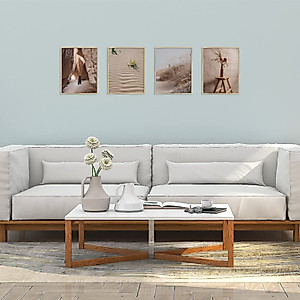 Golden State Art 11x14 Picture Frame - Gold Aluminum (Shiny Brushed) - Fit Photo 8x10 Ivory Mat 11x14 without Mat - Metal Frame Wall Mounting - Real Glass (11x14, Gold)