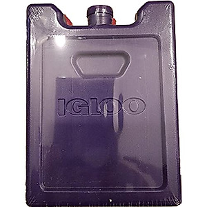 igloo reusable lunch ice packs great for lunch box or igloo ice cooler 2 pack (purple & pink)
