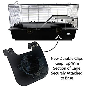 Zanzibar Cage - Durable Spacious Pet Habitat - Hedgehogs, Guinea Pigs, Small Rabbits, Syrian Hamsters, Degus, Tortoises, Lizards and Other Small Pets