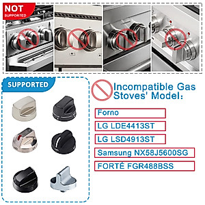 Stove Knob Covers for Child Safety - 5 Pack Babepai Upgraded Double-Key Design Universal Size Baby Safety Gas Oven Knob Covers Stove Guard Baby Proofing