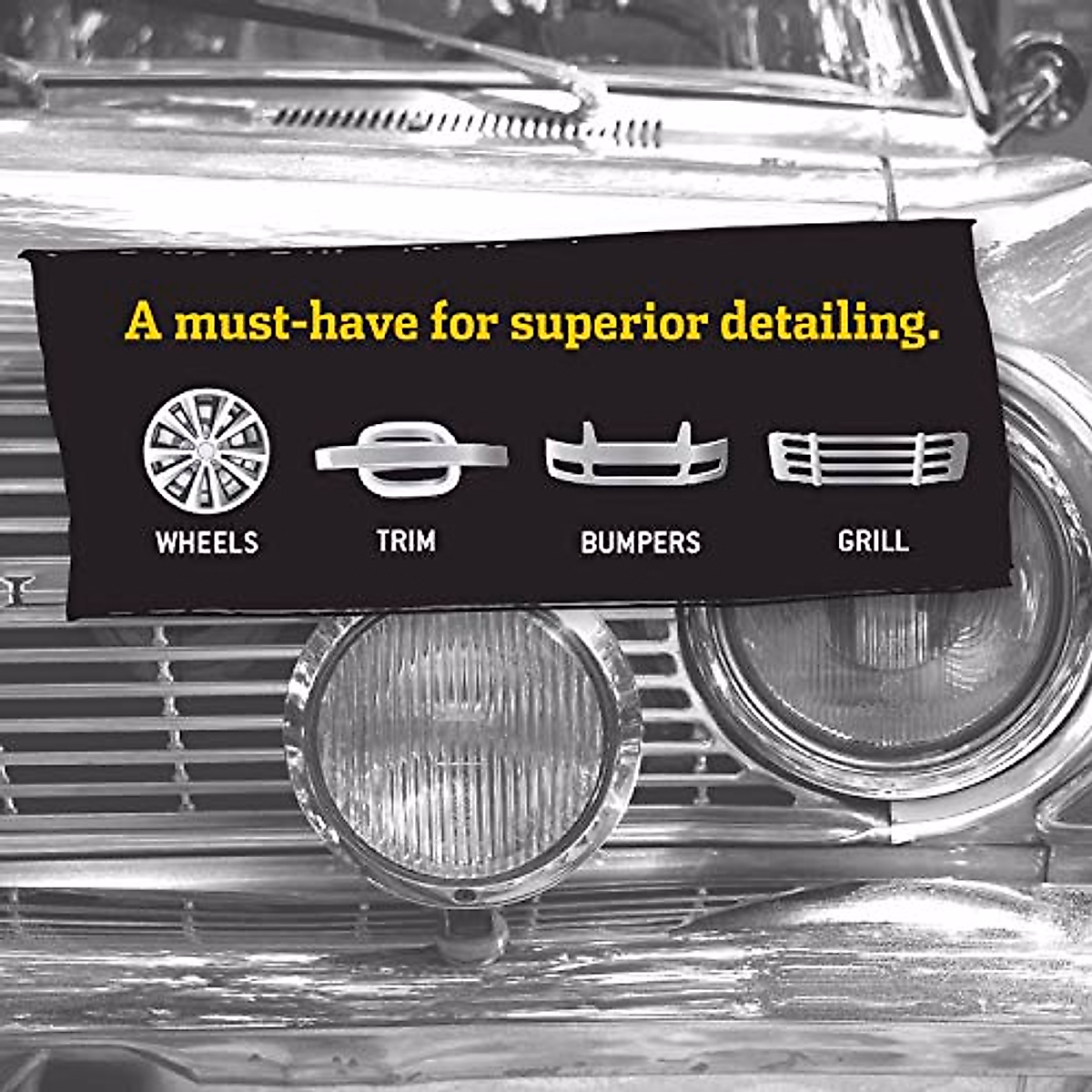 Tub O’ Towels Heavy Duty Chrome Wipes – Clean, Shine & Protect, 40 Count Wipes, TW40-CHR