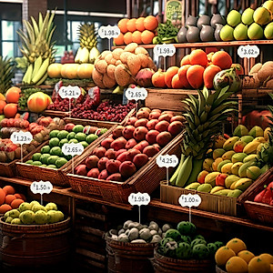 Cheese Markers, Charcuterie Boards Accessories, 24 Pieces Food Labels for Party Buffet, Blank Toothpick Flags, Cake Toppers, Chalkboard Cupcake Toppers Picks for Wedding Birthday Party Decor, White