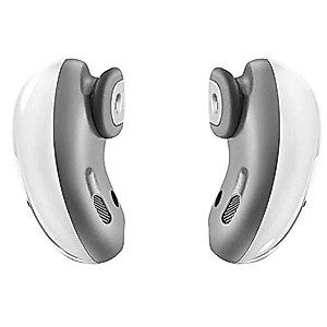 SAMSUNG SM-R180NZWAXAR Earset - Galaxy Buds Live, Mystic White Stereo True Wireless Bluetooth Earbud Binaural in Ear Noise Canceling (Certified Refurbished)