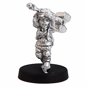 Stonehaven Halfling Berserker Miniature Figure (for 28mm Scale Table Top War Games) - Made in USA