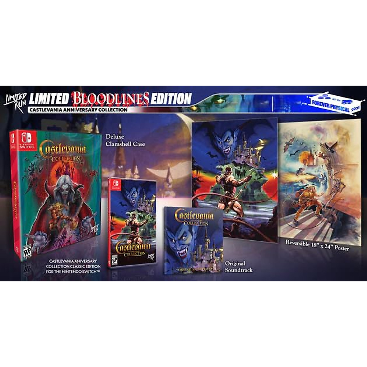 Castlevania: Anniversary Collection (Limited Run #106 Bloodlines) - Nintendo Switch