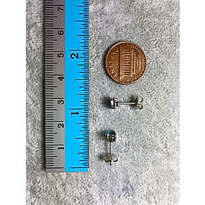 Australian Triplet Opal Earrings - Dainty Australian Opal Triplet Earrings in White or Yellow Gold Plated on Sterling Silver Women's Jewelry