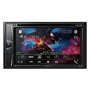 Pioneer AVH-120BT 6.2 Inch Double Din DVD/MP3/CD Player with Touchscreen Bluetooth.
