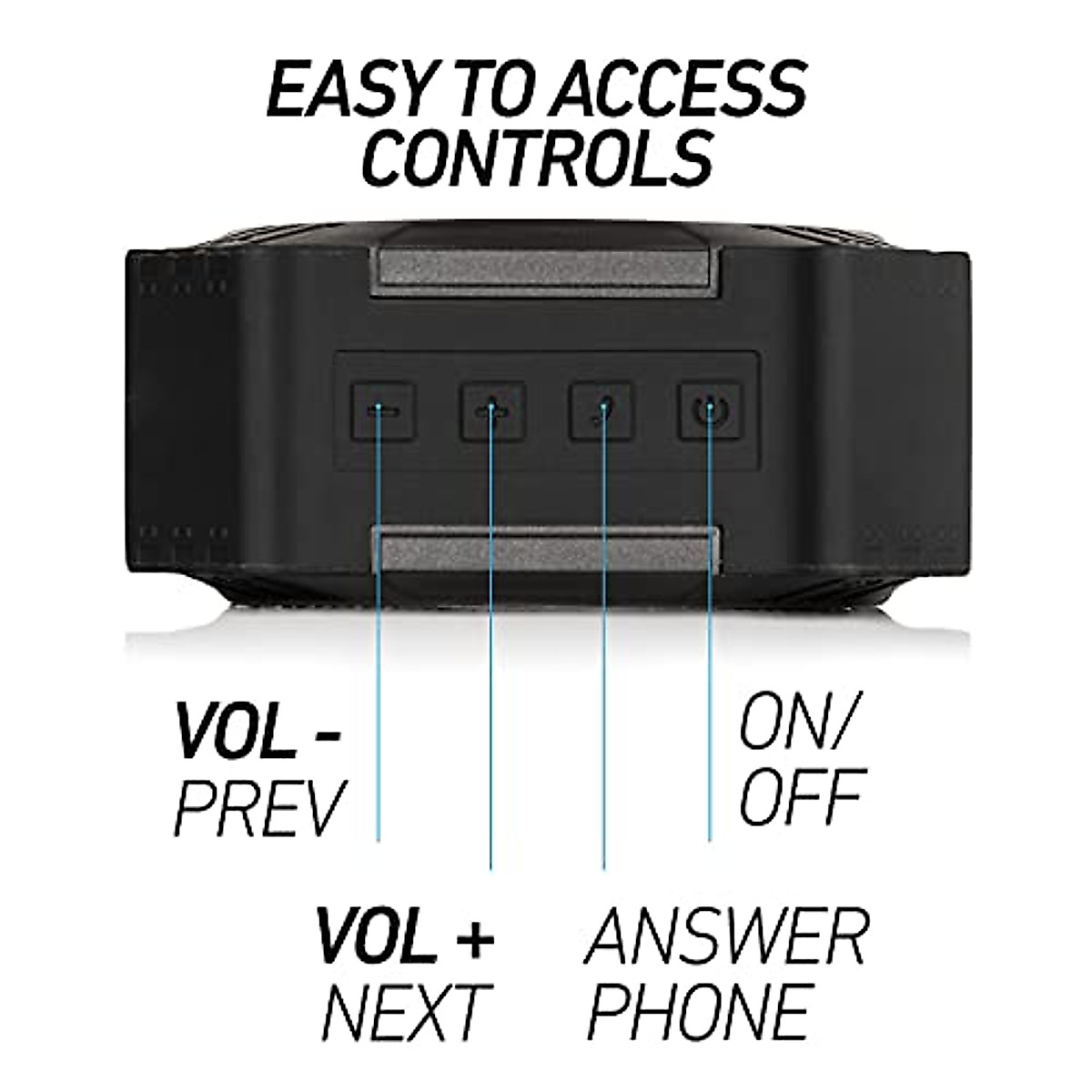 Braxus Solar Bluetooth Speaker, Golf Cart Bluetooth Portable Speaker, TWS, 5w, 30+ Hours Playtime/Outdoor Portable Speaker Solar Charger IPX6 Waterproof Bluetooth Speaker