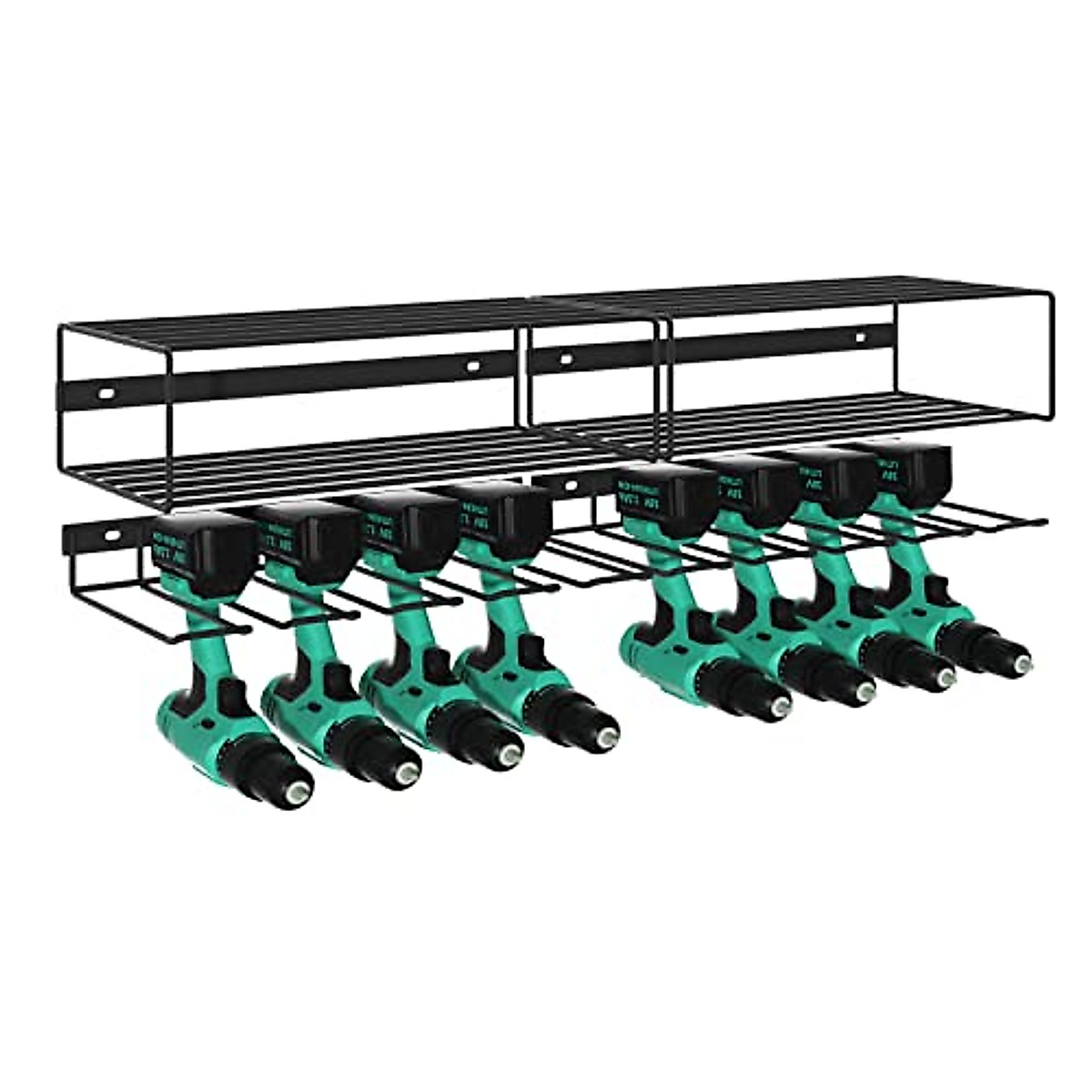 F4SPEED Large Power Tool Organizer and Storage, Garage Tool Storage Organizer Holder Garage Organizers and Storage Rack