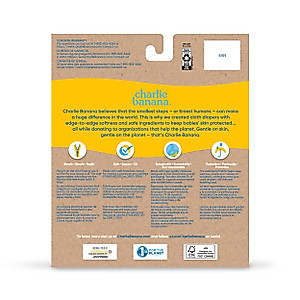 Charlie Banana Reusable and Washable Cloth Diaper Wet Bag, Waterproof Hanging Diaper Pail and Laundry Bag, White