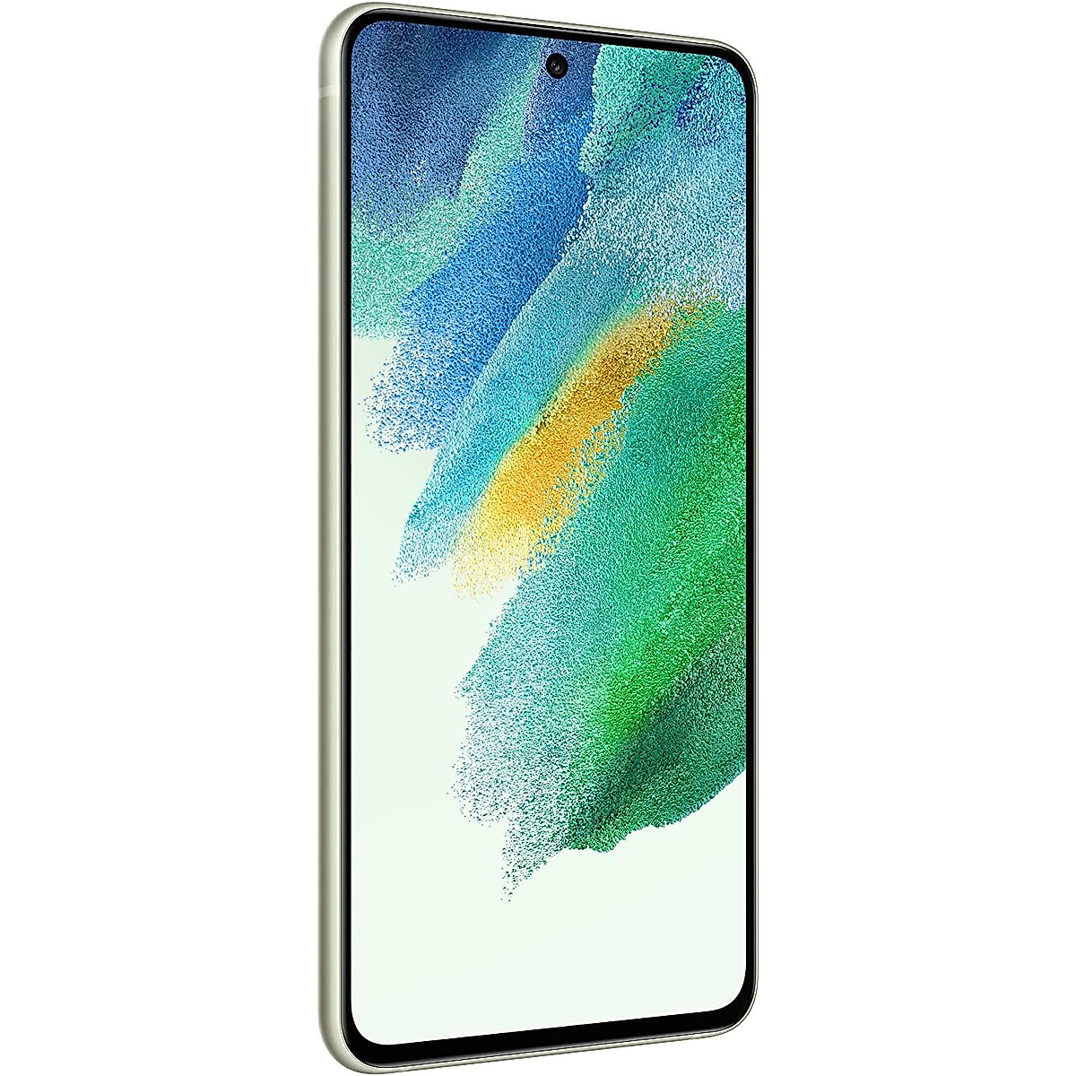 SAMSUNG Galaxy S21 FE G9900 5G 256GB 8GB RAM Factory Unlocked (GSM Only | No CDMA - not Compatible with Verizon/Sprint) International Version | Bundle w/Wireless Charger – Olive