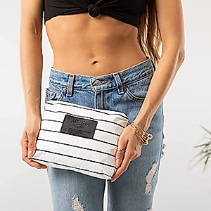 ALOHA Collection Small Pinstripe Pouch