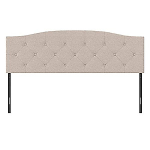 Hillsdale Provence Upholstered, King/Cal King Headboard Only, Light Beige