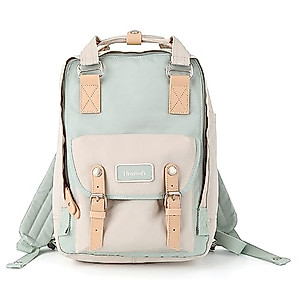 Himawari Backpack/Travel Backpack for Women 14.9" College Vintage Waterproof Bag ， Work Backpack for 14inch Laptop(194L-06#)