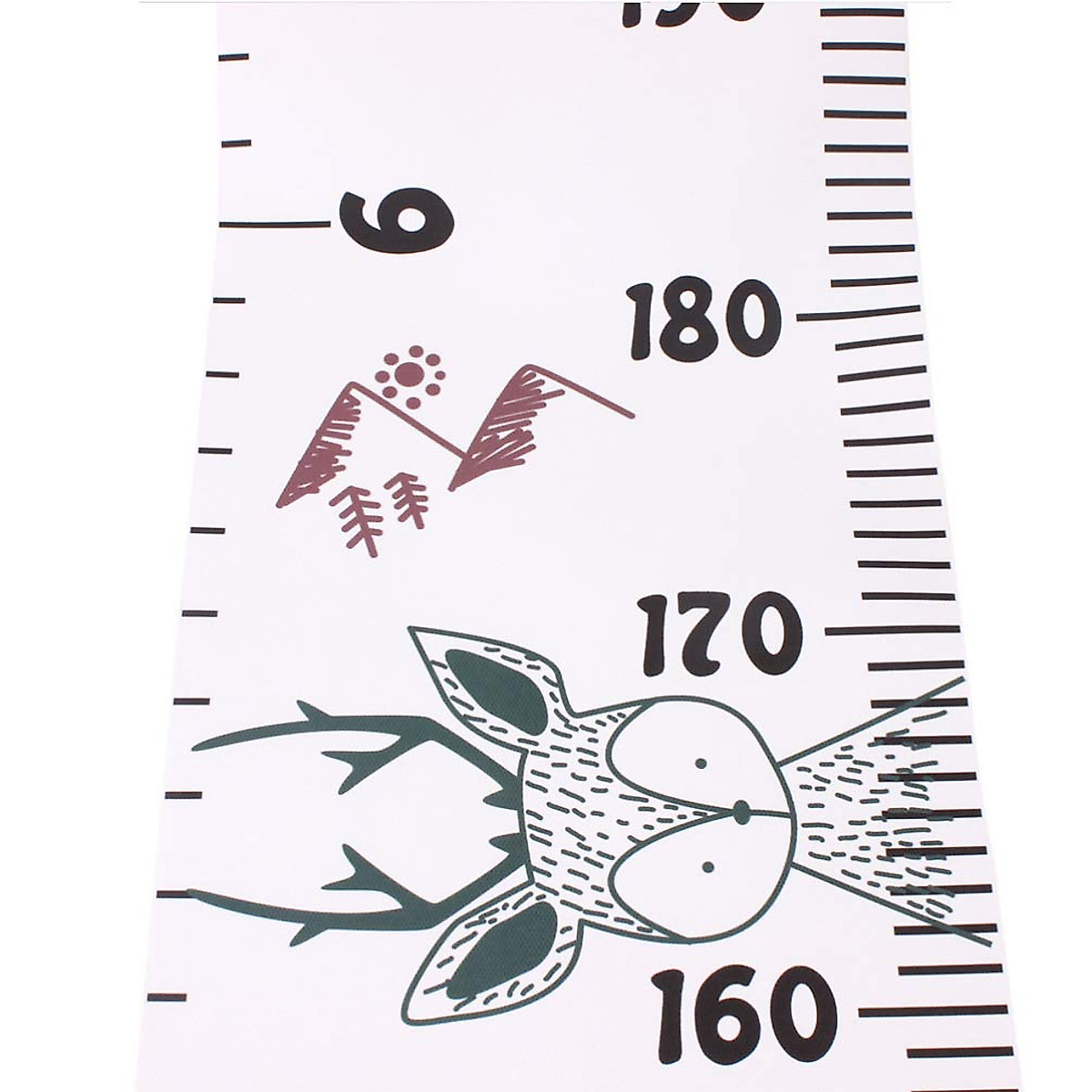 STOBOK Baby Growth Chart, Deer Height Measurement Ruler Wall Decoration for Kids Nursery Room1