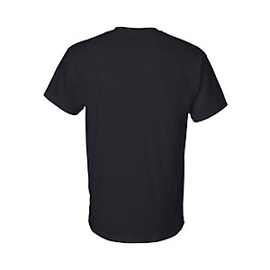 Gildan Mens DryBlend 50 Cotton/50 Poly T-Shirt, Large, Black