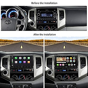 YOFUNG AC-TYTM02X-ST Installation Mounting Dash Kit -Compatible with Selected Toyota Tacoma 2005 2006 2007 2008 2009 2010 2011 2012 2013 2014 2015 Models -Only Fit for ATOTO Car Stereo of IAH10D Style