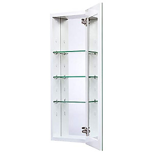 Miseno MBC3615-BL MBC3615 Dual Mount 36" H X 15" W Medicine Cabinet (Surface or Recessed Mounting)